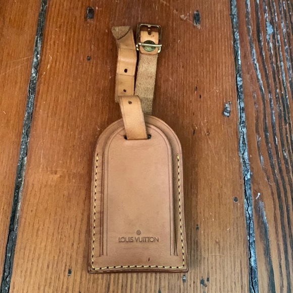 Louis Vuitton | Other | Authentic Vintage Louis Vuitton Name Tag ...